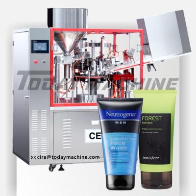 China Semi auto metal aluminium tube filling sealing machine for sale