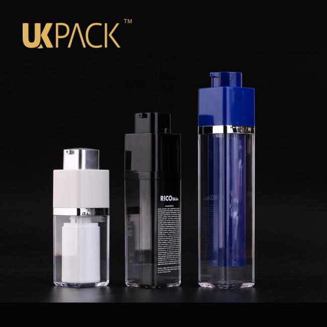 Competitive Price 50ml Rotary lifting PMMA airless pump bottle