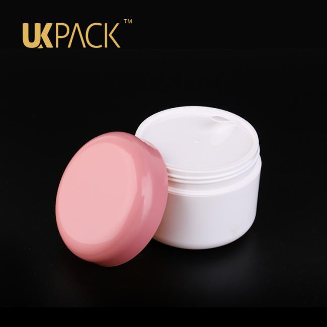 Large capacity 100ml 200ml Cheap plastic cream jar packaging for cosmetics