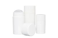 China Recyclable Polypropylene Plastic Empty Deodorant Container Twist Up Top Fill 1oz - 3oz for sale