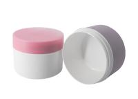 China 200g PP Cosmetic Container Screw Cap Plastic Cream Jar for sale