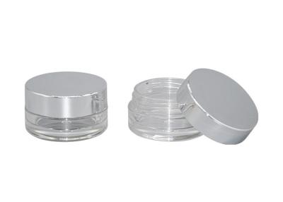 China 5g PETG Cosmetic Jars With Lids Lip Balm Jars Treatment for sale