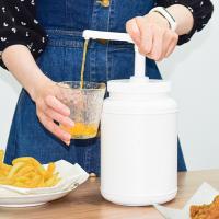 China 1250ml Plastic Container Ketchup Pump Non Spill for sale