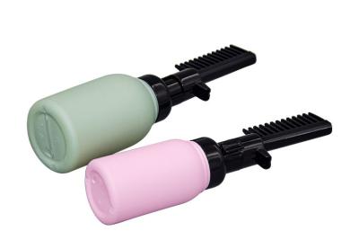 Cina Bottiglia della pompa della schiuma della tintura per capelli del PE con il pettine 50ml 100ml in vendita