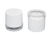 China 50g Leak Proof Cosmetic Cream Jars Full Electroplating Process for sale