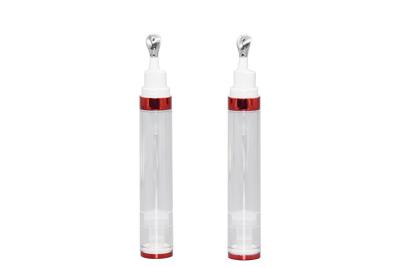 China 20ml Cosmetic Eye Cream Airless Bottle Anti Aging Serum With Zinc Alloy Pump Head for sale