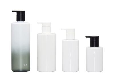 China Empty PET Lockable Flat Pump Lotion Bottle For Creams Hand Sap Body Wash150ml 200ml for sale