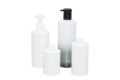 China Empty PET Lockable Flat Pump Lotion Bottle For Creams Hand Sap Body Wash150ml 200ml for sale