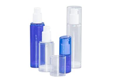 중국 15ml 30ml 50ml 타원형 모양 답답한 펌프는 높은 투명한 PETG 물자를 병에 넣습니다 판매용