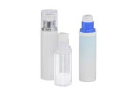 China 30ml 50ml Single Layer AS Airless Bottles With Pump Cap Cosmetic Packaging for sale