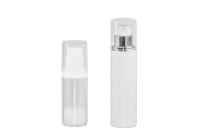 China 30ml 50ml Single Layer AS Airless Bottles With Pump Cap Cosmetic Packaging for sale