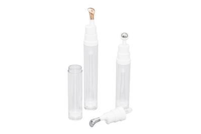 중국 10ml 15ml PETG 롤러 볼 마사지 아이 크림 에어리스 펌프 병 아연 합금 펌프 헤드 판매용