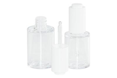 China PETG Plastic Oil Dropper Bottle Cosmetic Pump Bottle 30ml 50ml for sale
