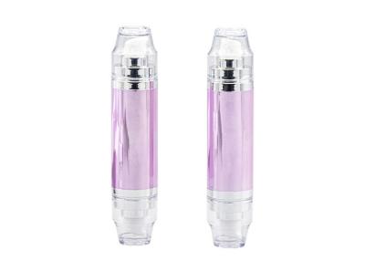 중국 UKA60 럭셔리 2단 듀얼 챔버 15ml*2 공기 없는 로션 병 ABS AS 컨테이너 판매용