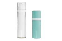 China Refillable PET Airless Pump Container 30ml 50ml Improved Performance 100% PCR for sale