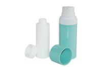 China Refillable PET Airless Pump Container 30ml 50ml Improved Performance 100% PCR for sale