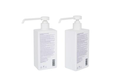 China 500ml Hand Sanitizer Round Shape HDPE Bottle PP Pump Skincare Packaging UKH11 for sale