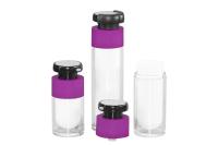 China cosmetic packaging 15ml-30ml-50ml Double layer airless bottle for sale
