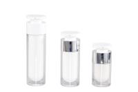 China Effective Dispensing AS Airless Pump Bottles 15ml 30ml 50ml Electroplating Processed for sale