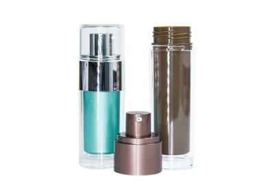 China plastic 30ml 50ml airless bottle for liquid foundation and lotion for sale