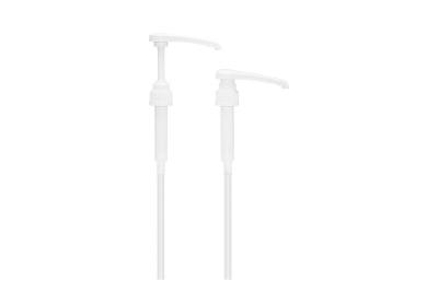 중국 28-410 닫기 모든 플라스틱 식품 등급 PP 시럽 펌프 디스펜서 좁은 머리로 5ml 8ml 10ml 용량 판매용