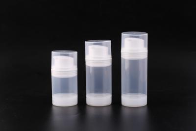 中国 日曜日のブロック50ml PPのポンプ50ml 80ml 100ml保湿のミルクUKA18が付いている空の基礎びん 販売のため