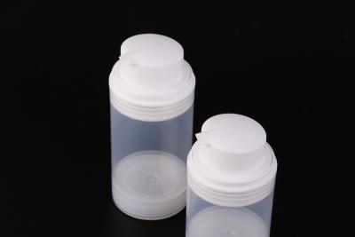 中国 日曜日のブロック50ml PPのポンプ50ml 80ml 100ml保湿のミルクUKA18が付いている空の基礎びん 販売のため