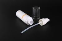 China PET Cylindrical Cosmetic Pump Bottle With External Spring Pump for sale