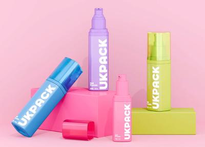 중국 전문 에어리스 보틀 시리즈 (50ml/100ml/120ml) - 듀얼 펌프 구성 판매용