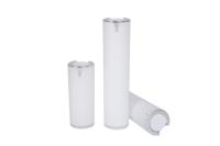 China Double Layer Vacuum Airless Pump Container Cosmetic Bottle Acrylic Material for sale