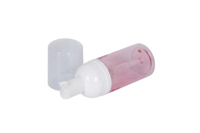 Cina bottiglia trasparente della pompa di schiumogeno dell'ANIMALE DOMESTICO di dimensione di viaggio di 100ml 150ml per la pulitrice facciale in vendita