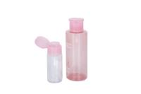 China Push Down Transparent PET Nail Polish Remover Bottle for sale