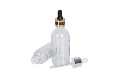 China Transparent PET 60ml 120ml Essential Hair Oils Dropper Bottle For Aromatherapy for sale