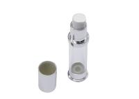 China 5ml 10ml AS Transparent Airless Split Vacuum Pump Bottle OD 22mm for sale
