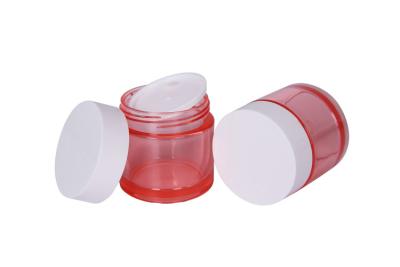 China Modified Injection Molding Pet 50g Plastic Sample Container For Eye Shadow Facial Cream Moisturizer Jar for sale