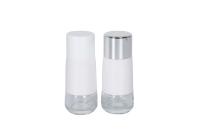 China Special Shape 50ml Cosmetic Pump Bottle / Airless Foundation Bottle for sale