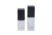 China Airless Square Style Cosmetic Pump Bottle 20ml 30ml for sale
