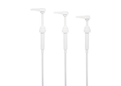 China Square Head Syrup Sauce Dispenser Pump PP White 5ml 8ml 10ml Output for sale