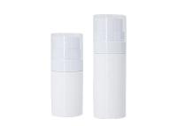 China Acrylic Airless Bottle Refillable Screen Printing 30ml And 50ml for sale