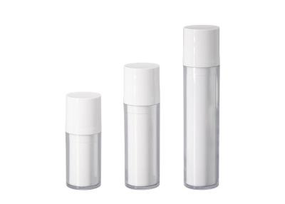 中国 丸型15ml 30ml 50mlの空気のないびんの詰め替え式システム 販売のため