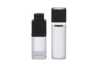 China 15ml 30ml 50ml Twist Head square As + PP double-layer Airless bottle for sale