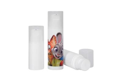 中国 30%-100% PP PCR物質的なAilessのびん150ml 200ml 250mlの円形   ヘアー ケア空気のないポンプ包装 販売のため