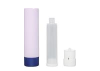 China PP Replaceable Rotary Airless Pump Bottle 30ml 50ml Refillable For Cosmetic for sale