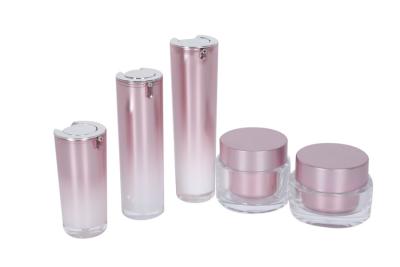 Cina Bottiglia senz'aria acrilica 50ml della lozione della parete pesante con il barattolo stabilito d'imballaggio cosmetico 50g della pompa in vendita