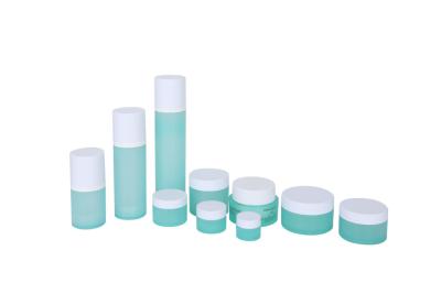 中国 BPA自由な無光沢シリンダーPETG空気のないローションのびんのSkincareの化粧品の包装 販売のため