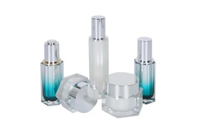 中国 ローションの化粧品の点滴器のびんの六角形のクリーム色の瓶50g Skincareセット 販売のため