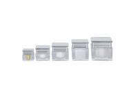 China 30ml Square Cosmetic Pump Bottle Jar Packaging Skin Care Set for sale