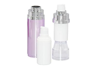 China Double Ended ABS Airless Pump Bottles For BB Cream Essence 15ML for sale