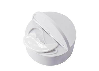 China 100ml Rotary Plastic Bottle Clamshell Cream Jar With Scoop for sale