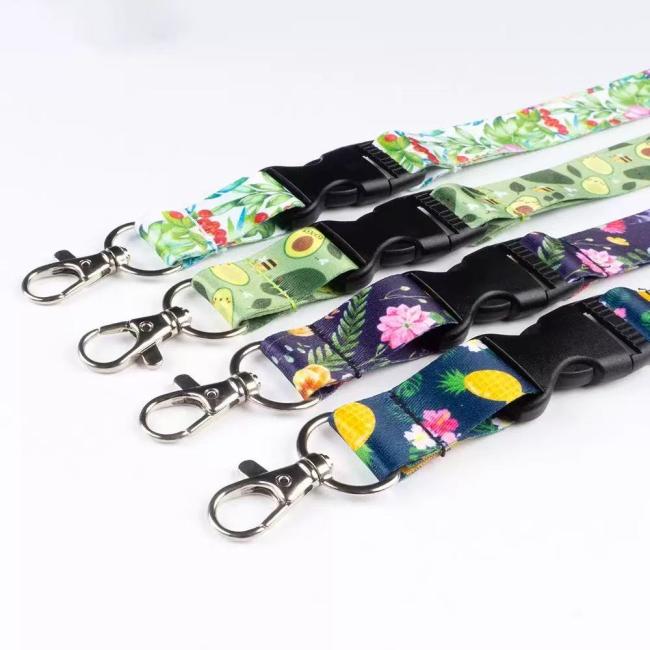 Finished lanyard product showcase